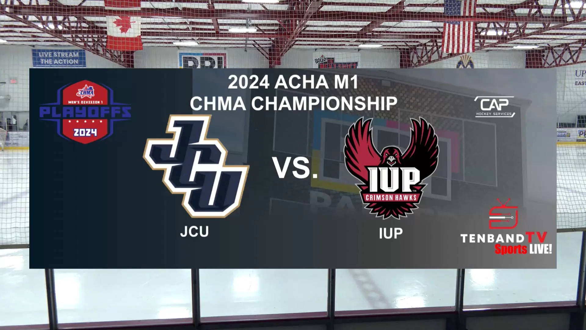 John Carroll vs. Indiana U of PA – CHMA Championship – February 18 2024 - TenbandTV