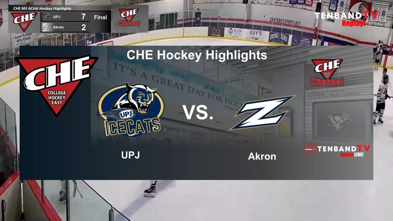 Nov 23 2024 – UPJ vs Akron – CHE M3 Highlights - TenbandTV