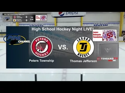 HIGHLIGHTS – Peters Township vs Thomas Jefferson – PIHL High School Hockey Night LIVE! Mon Dec ...